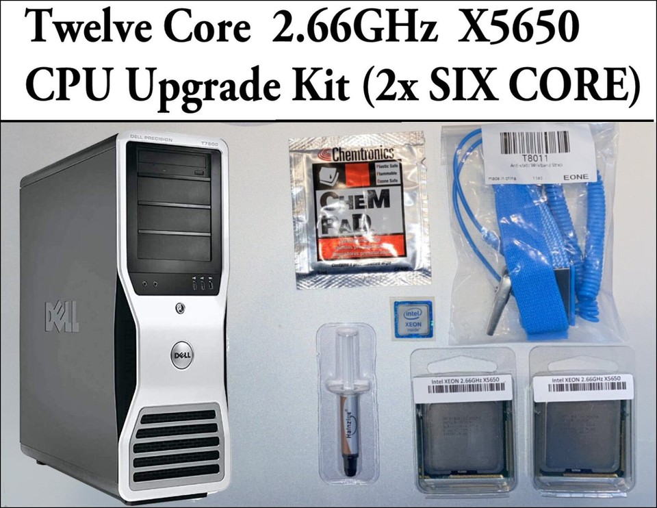 Twelve Core DELL Precision T5500,T7500 processor CPU Processor Upgrade ...