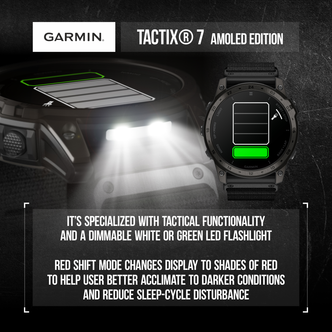 Garmin Tactix 7 AMOLED Military Tactical GPS Smartwatch 810132452239 | eBay