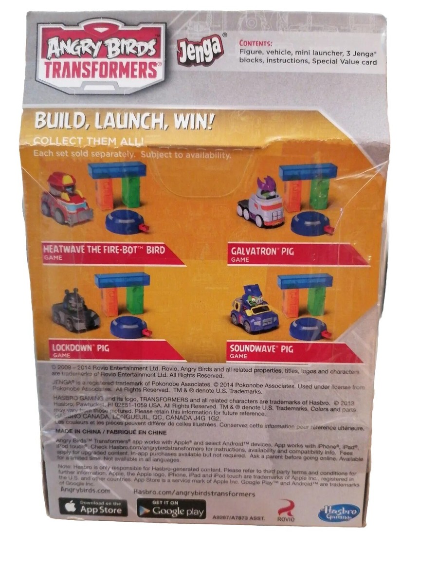 Angry Birds Transformers Jenga Angry Birds Transformers