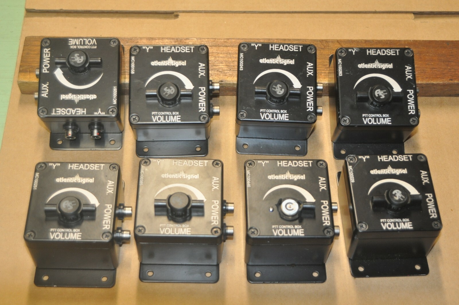 ATLANTIC SIGNAL MC100229 PTT CONTROL BOX LOT OF 8 | eBay
