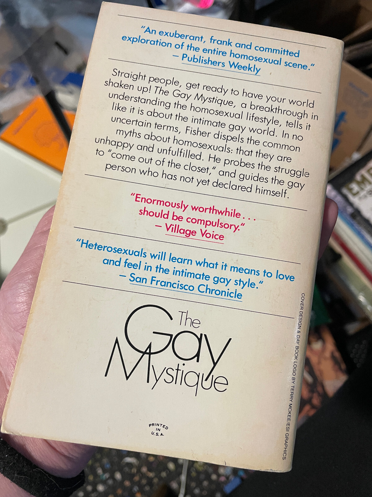 The Gay Mystique : The Myth and Reality of Male Homosexuality by Peter ...