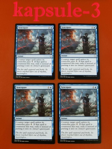 4x Syncopate (LP-NM) | Dominaria | MTG Magic Cards | eBay