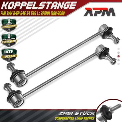 2x Koppelstange Stabilisator Pendelstange vorne links rechts für BMW ...