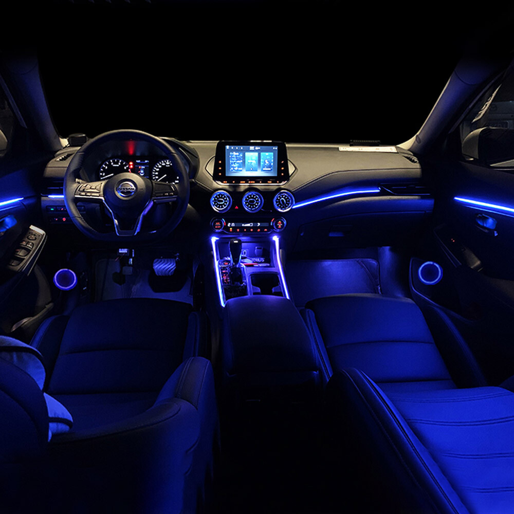 18 in 1 Full RGB LED Bead Symphony Dream Car Interior Ambient Lighting ...