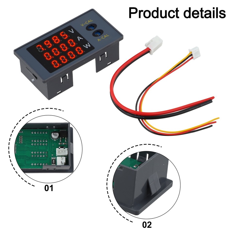 Current Display Meter Current Power Meter 1000W Power Measurement For ...