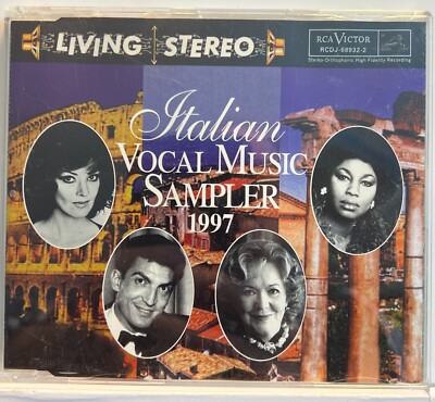 Italian Vocal Music Sampler 1997 (CD Promo Sampler RCA) *Rare* *Very ...