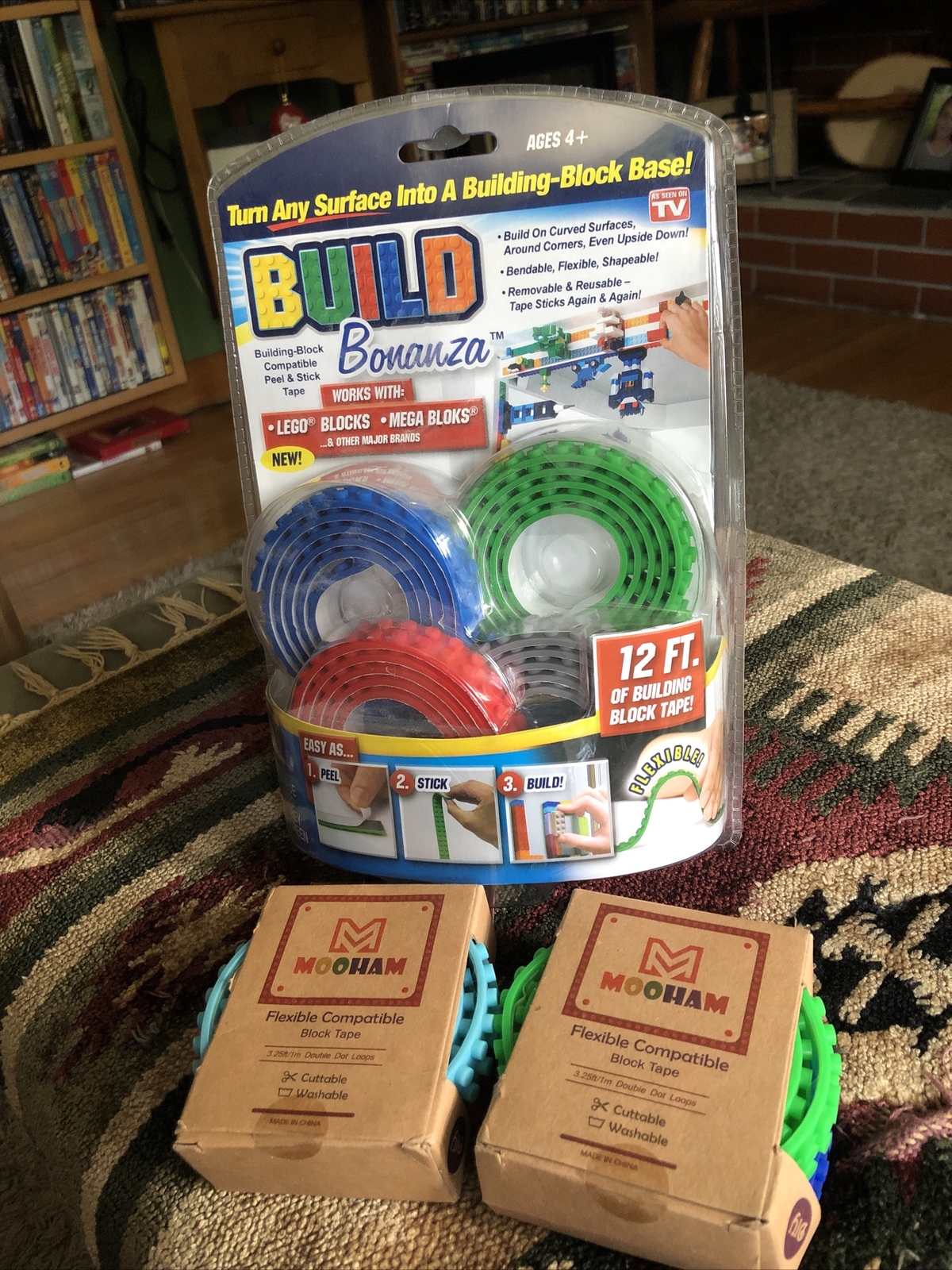 Build Bonanza As Seen on TV Flexible Building Block Base in Blue/Green ...