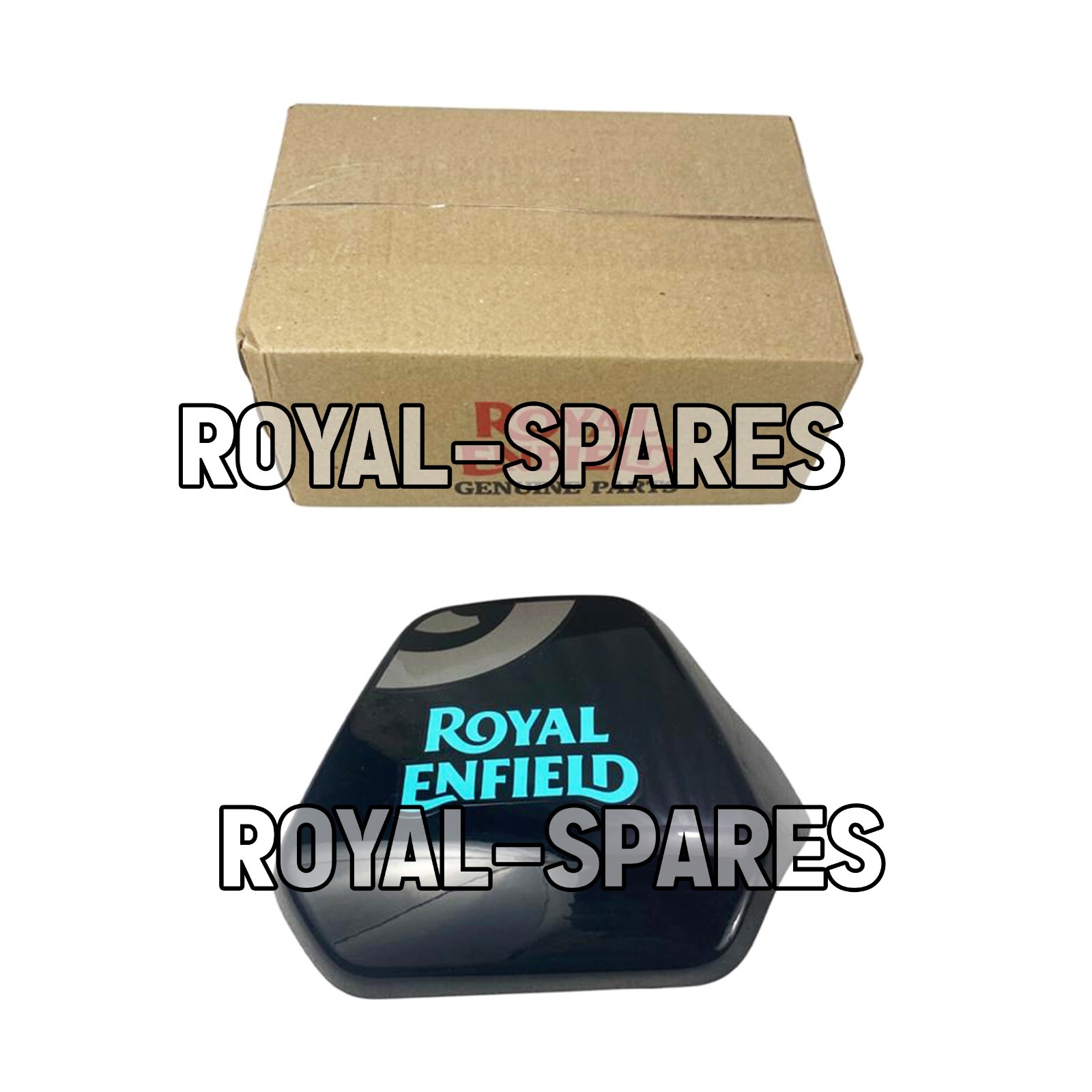 Royal Enfield TANK PANEL WITH RO DECAL GLOSS BLACK LH For Scram 411 ...