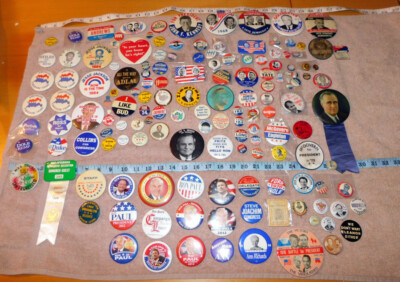 U.S. Election Pins Political Pin Campaign Button President Governor Mix ...