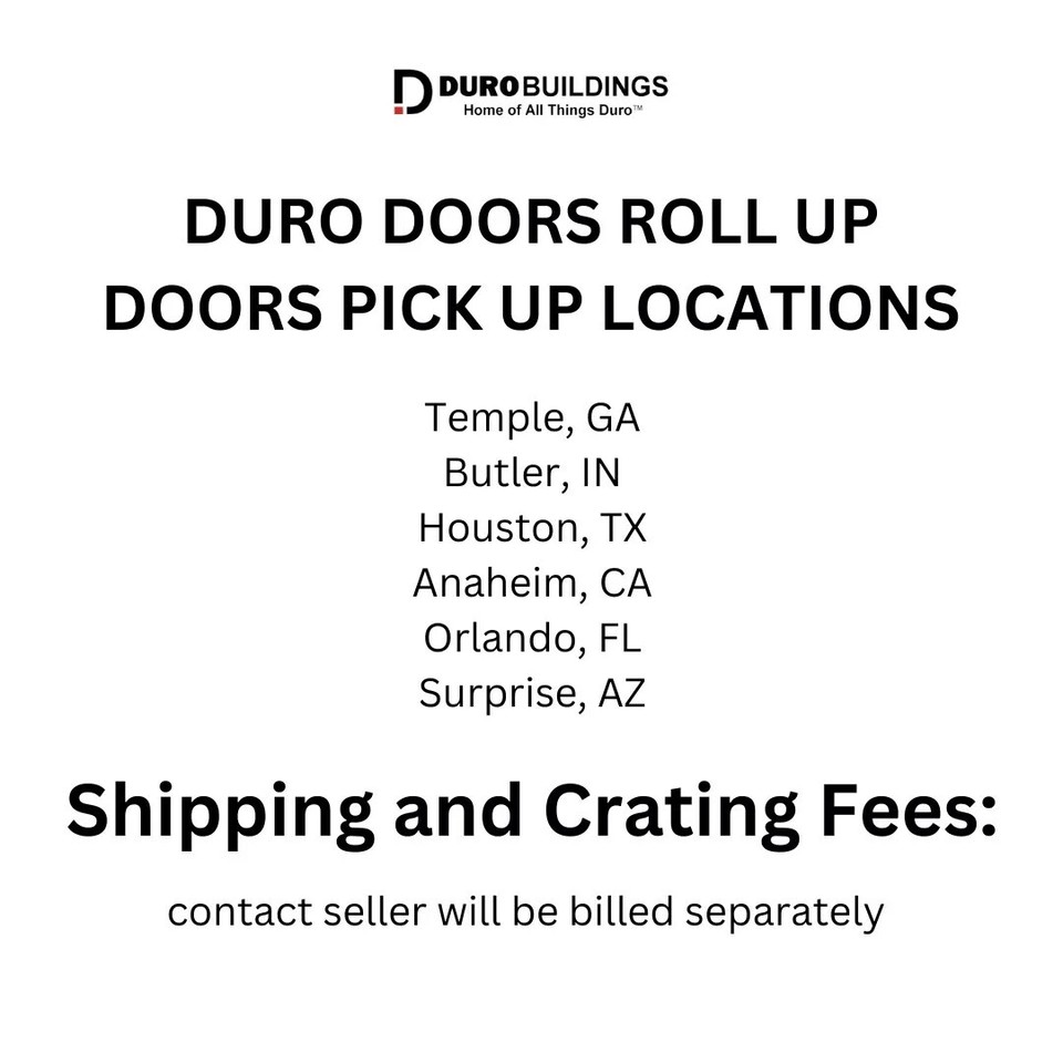 DuroSTEEL JANUS 650 Series DiRECT Self Storage Roll-up Door Hardware ...