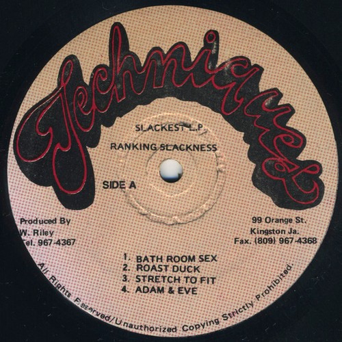 Ranking Slackness - Slackest LP (LP, Album, RP) (Very Good (VG ...