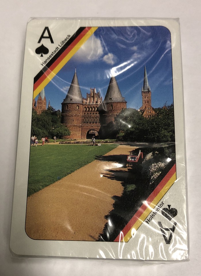 NEW Deutschland Germany Playing Cards Souvenir Sealed Flags Cities ...