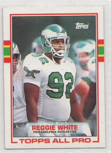 1989 Topps Football Card #108 Reggie White - Philadelphia Eagles -Topps ...