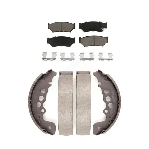 Front Rear Ceramic Brake Pads Drum Shoes Kit For Chevrolet Tracker ...