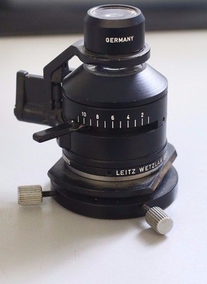 MICROSCOPE PART LEITZ GERMANY CONDENSER + IRIS 562210 OPTICS AS IS | eBay