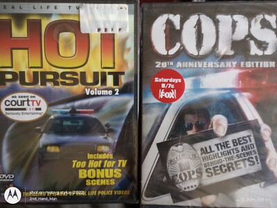 SEALED 2006 COURT TV HOT PURSUIT VOLUME 2 & COPS 20TH ANNIVERSARY ...
