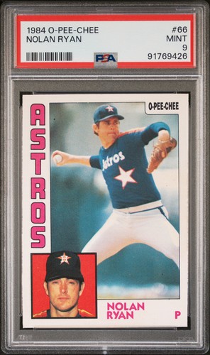1984 O-Pee-Chee Nolan Ryan #66 PSA 9 OPC | eBay
