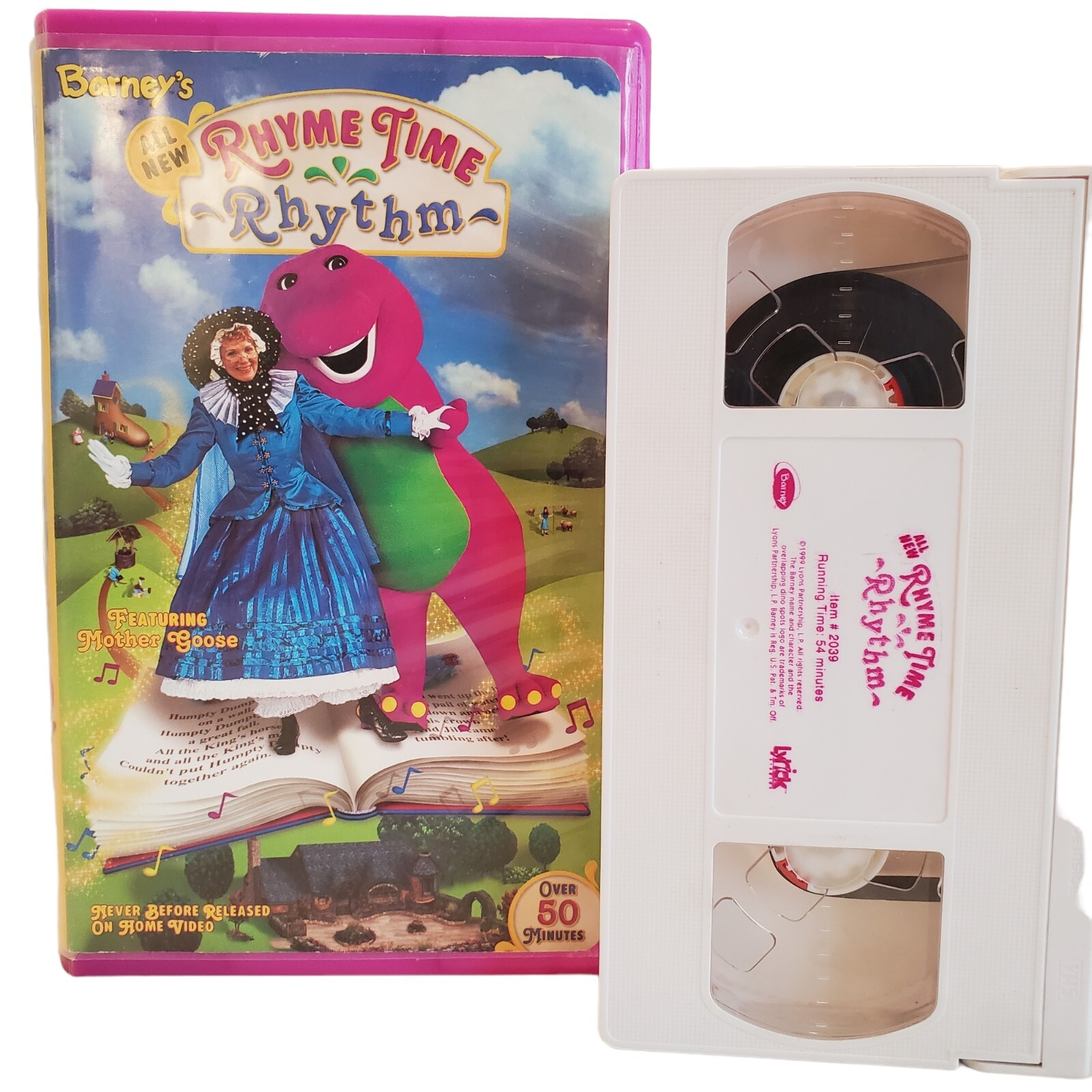 Barney’s Rhyme Time Rhythm VHS Pink | Grelly USA