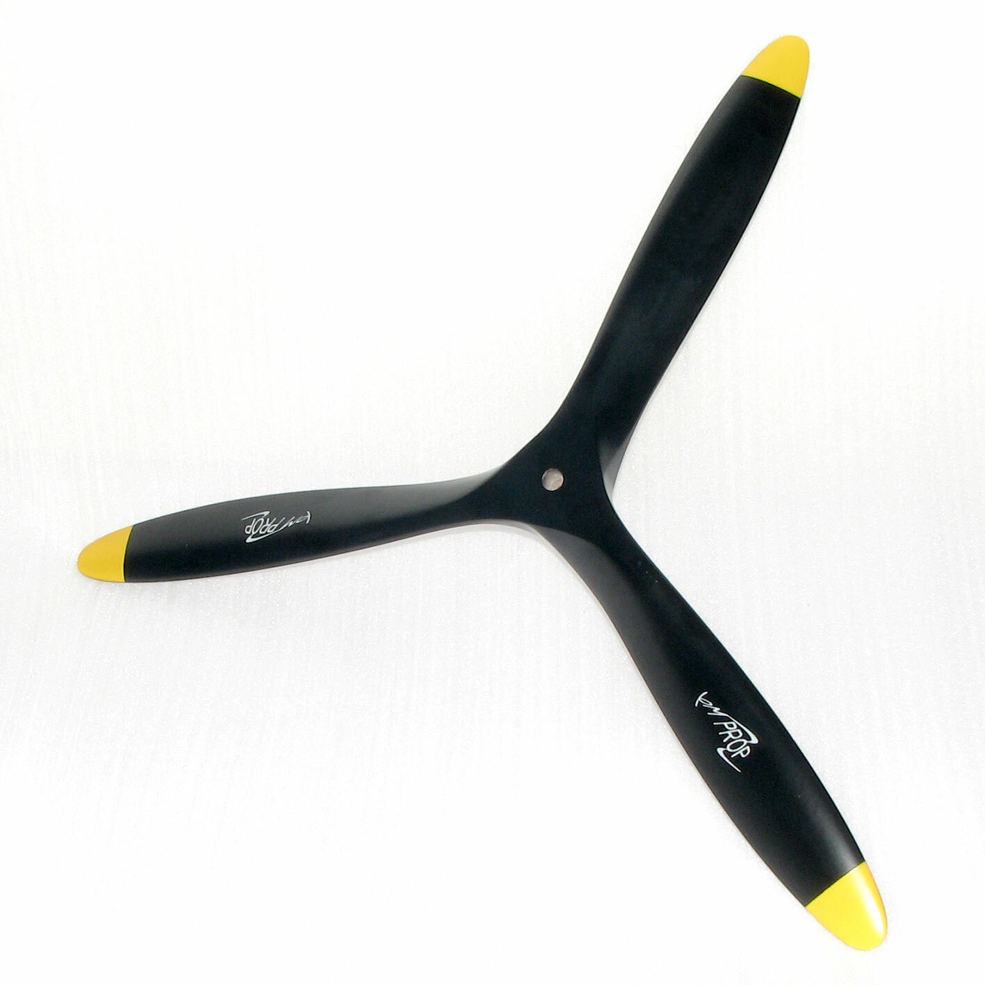 15x6 wood propeller 3-blades black RC model plane engine power wooden ...