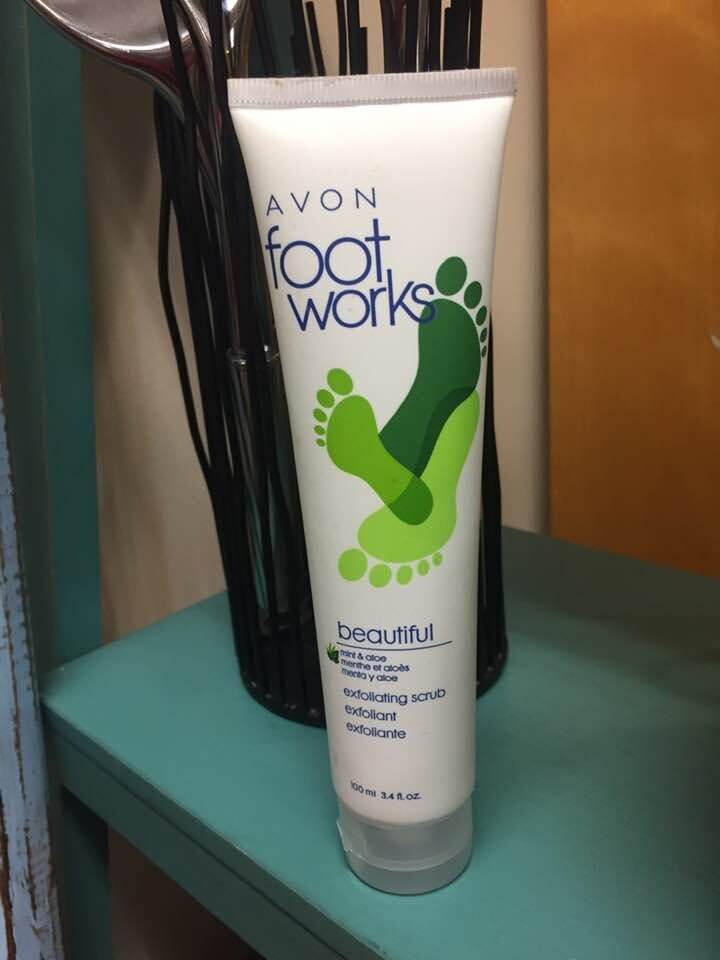 Avon Foot Works Beautiful Mint & Aloe Exfoliating Scrub New ...