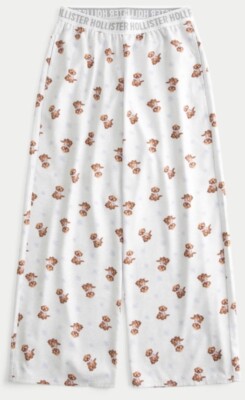 Hollister 24/7 Cockapoo Grey Light Blue PJ Pajama Loungewear Size XL ...