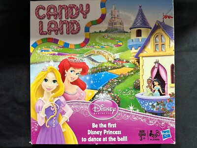 RARE Candy Land Disney Princess Edition Board Game COMPLETE Candyland ...