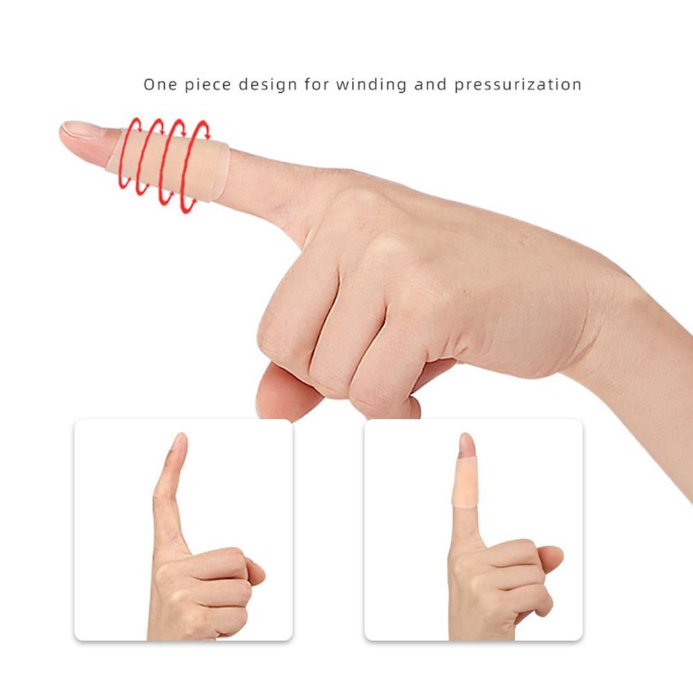 Care Tool Silicone Finger Protector Resilient Adjustable Splint ...