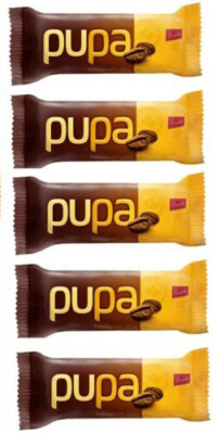 5 x PUPA COFFEE Flavor Chocolate Bars Retro European Candy Sweet Treats ...