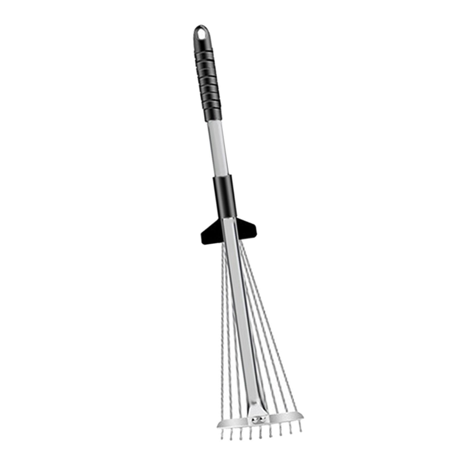 Garden Leaf Rake Retractable Handle Rake for Yard Gardening Lawn ...