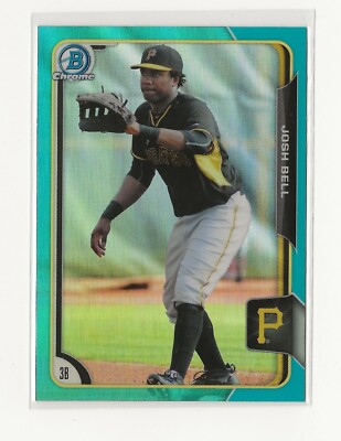 2015 BOWMAN DRAFT CHROME JOSH BELL ROOKIE SKY BLUE REFRACTOR PIRATES | eBay