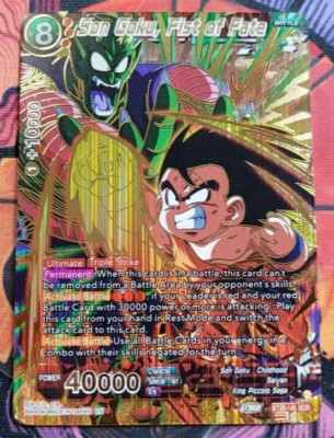Son Goku, Fist of Fate SCR BT25-145 Secret Rare Dragon Ball Super Card ...