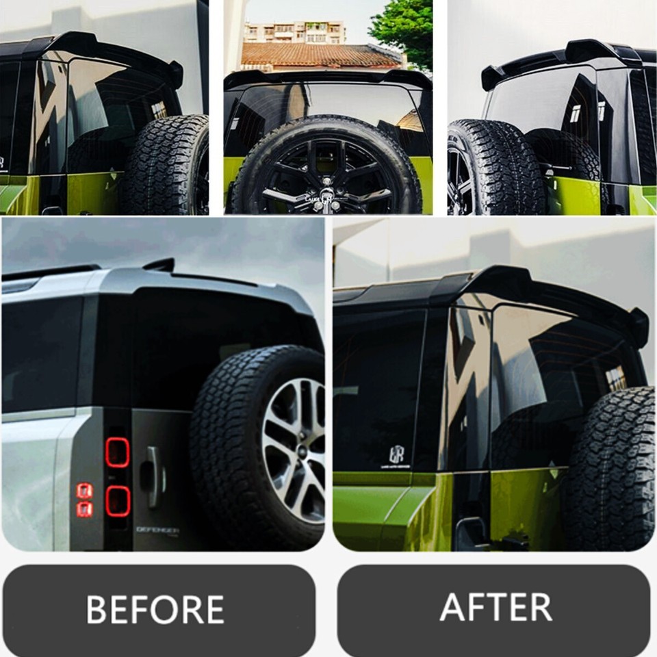 For Land Rover Defender 90 110 2020 2021-2024 Rear Trunk Spoiler Roof ...