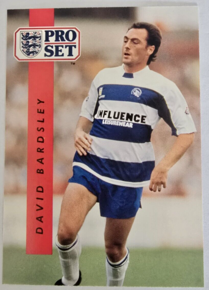 David Bardsley, 1990-91 Pro Set England League, Queens Park Rangers ...