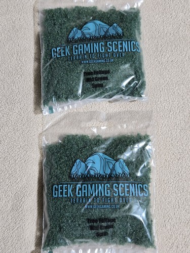 Lot Of 5: Geek Gaming Scenics Tree Foliage Mid Green, 2x 5mm, 3x 8mm ...
