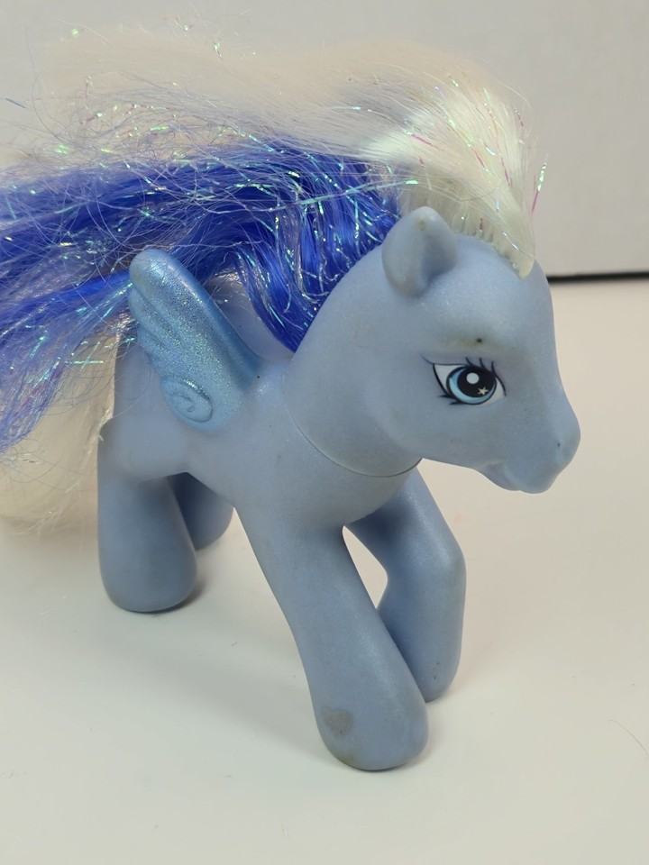 My Little Pony G3 MLP Silver Glow Pegasus Crystal Princess Wings 2005 ...
