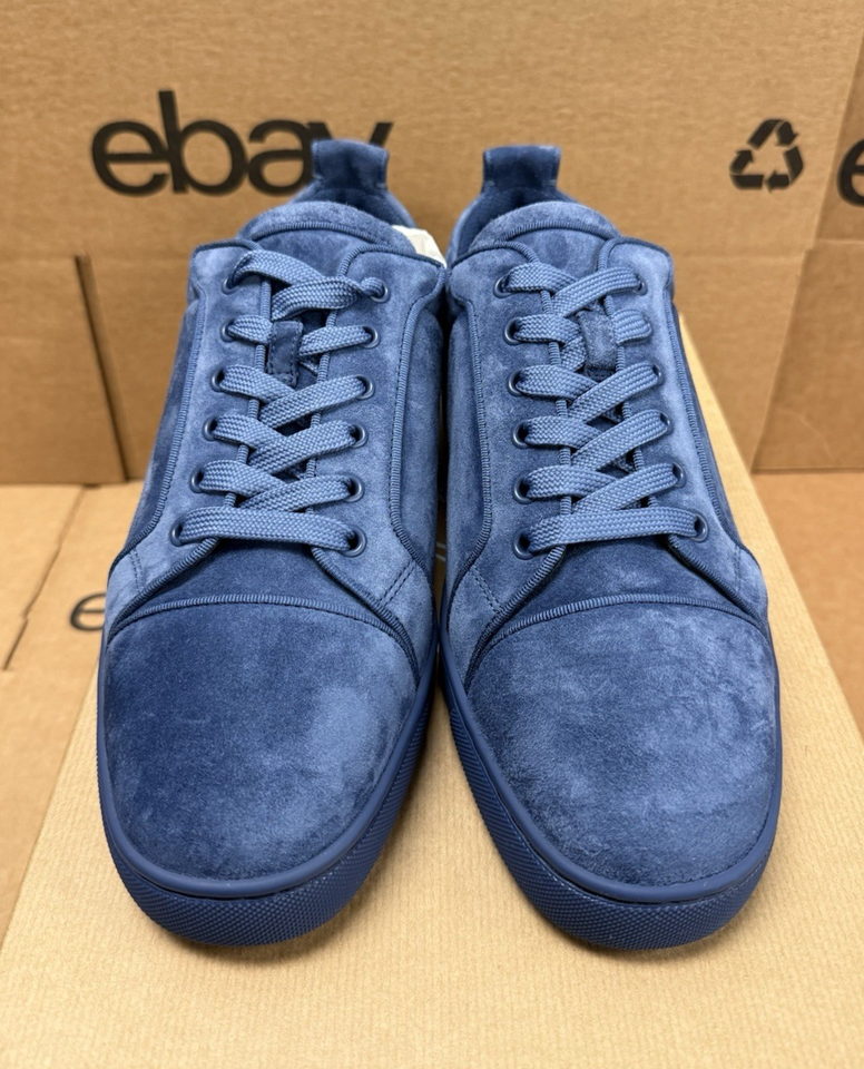 $845 New Christian Louboutin Louis Junior Orlato Flat Men Shoes ...