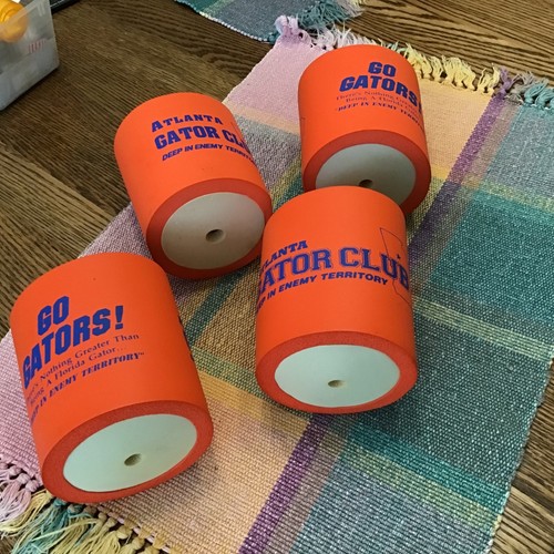 Atlanta Gator Club drink can insulators koozies limited edition set of ...