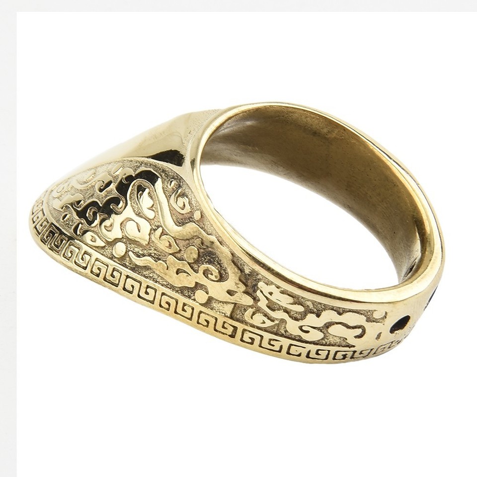 16-23mm Silver Thumb Ring Finger Guard Protector Archery-Bow Hunting ...