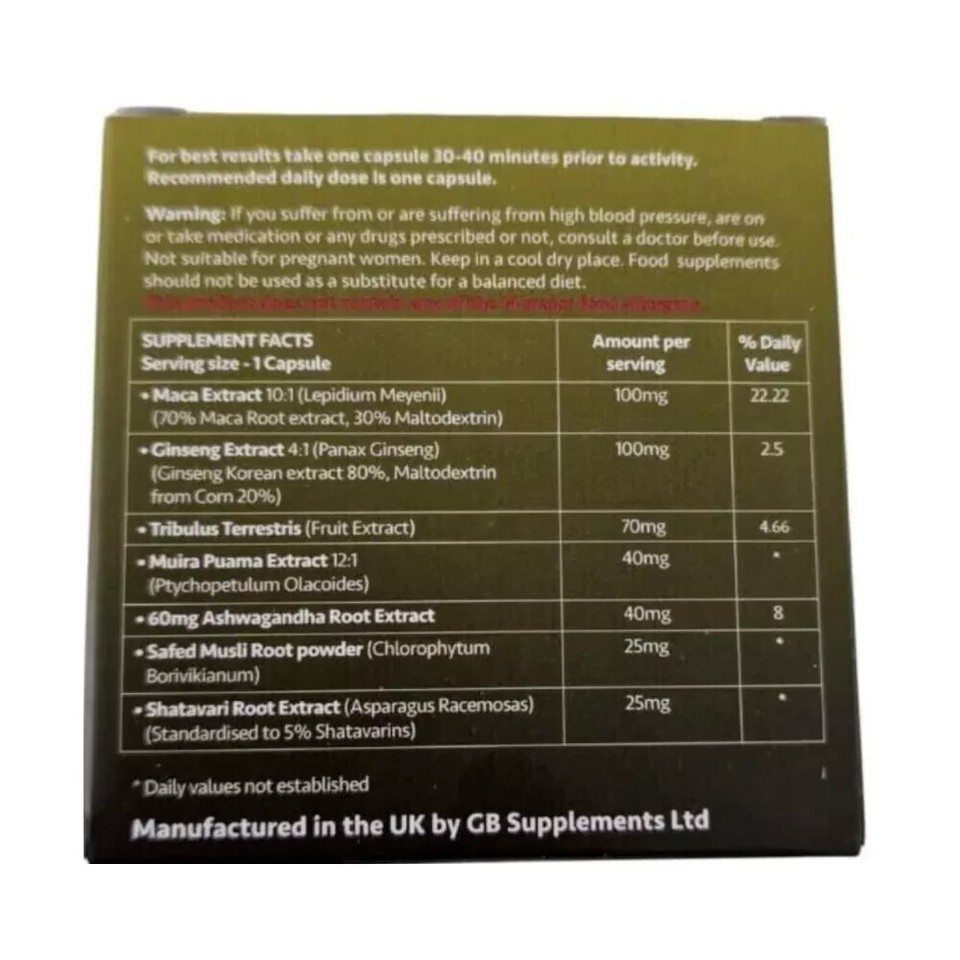 3 X ULTRA GOLD MALE FOOD SUPPLEMENT PILL | 400MG CAPSULE FOR MEN | UK ...