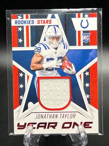 2020 Jonathan Taylor RC Year One Rookies & Stars Memorabilia Red Colts ...