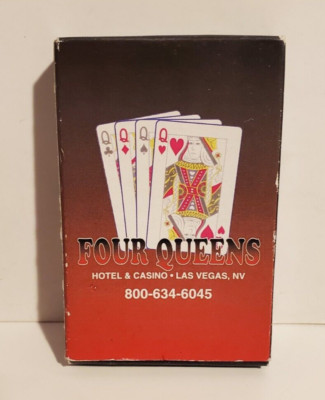 FOUR QUEENS LAS VEGAS NEVADA HOTEL CASINO PLAYING CARDS FULL OPEN DECK ...