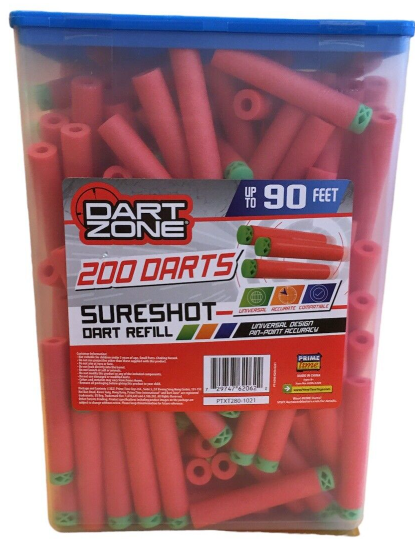 Dart Zoe 200 Darts Sureshot Dart Refill Universal Design Pin Point ...