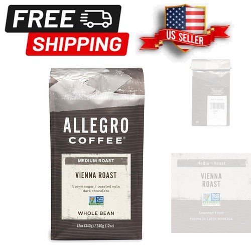 12 Oz Specialty Whole Bean Coffee - Vienna Roast with Dark Chocolate ...