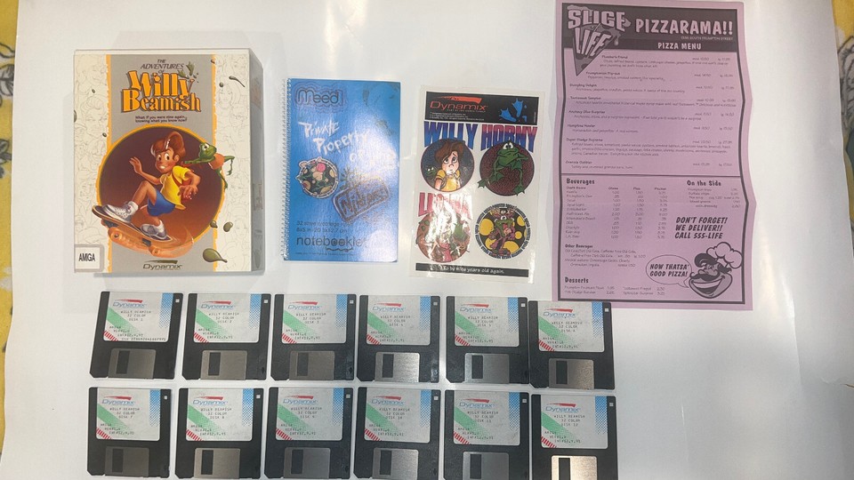 SIERRA / DYNAMIX The Adventures of Willy Beamish CIB Big Box (Commodore ...