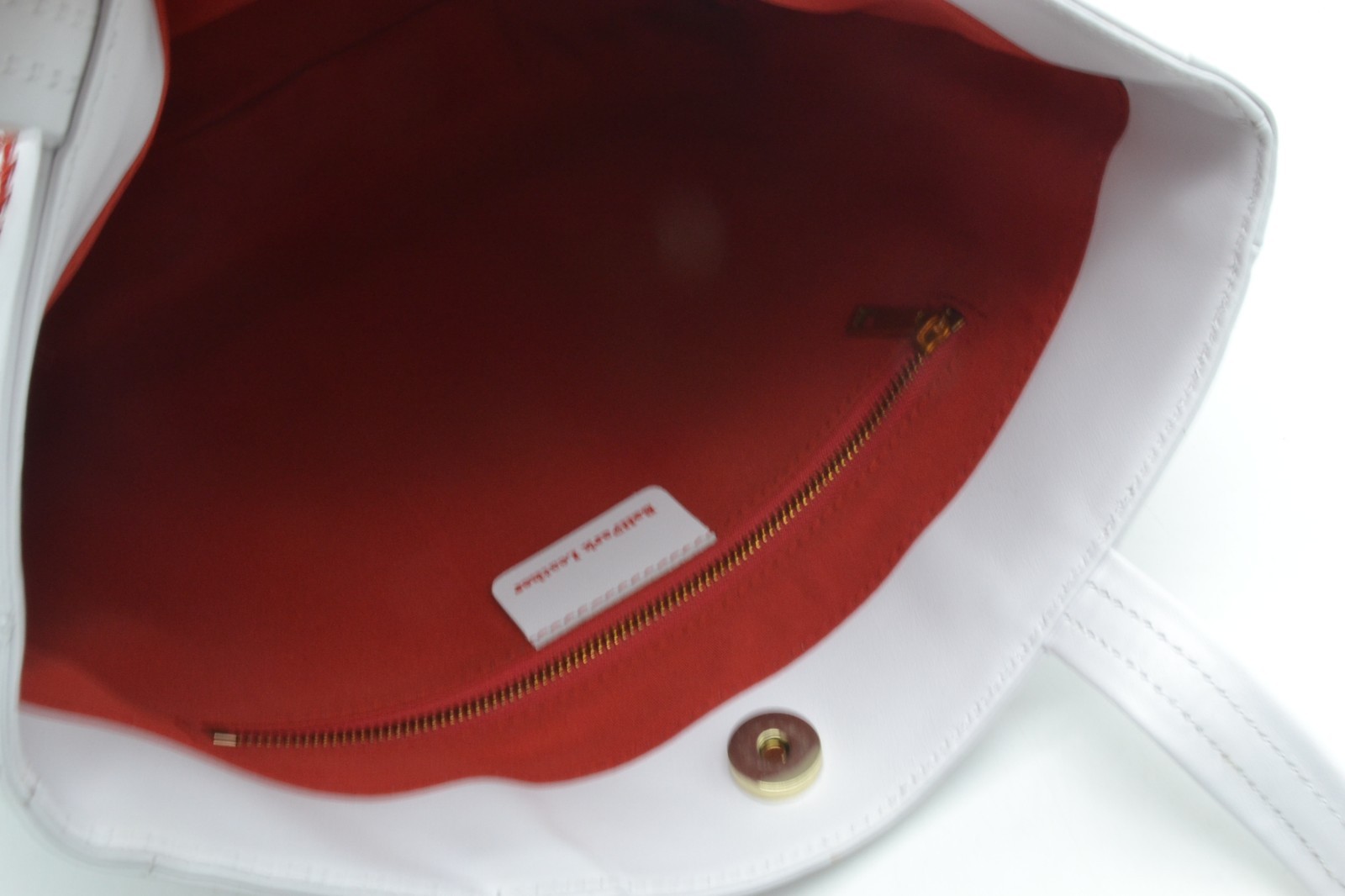 Leather Baseball Purse Handbag, White w/ Red Baseball Seams, Best ...