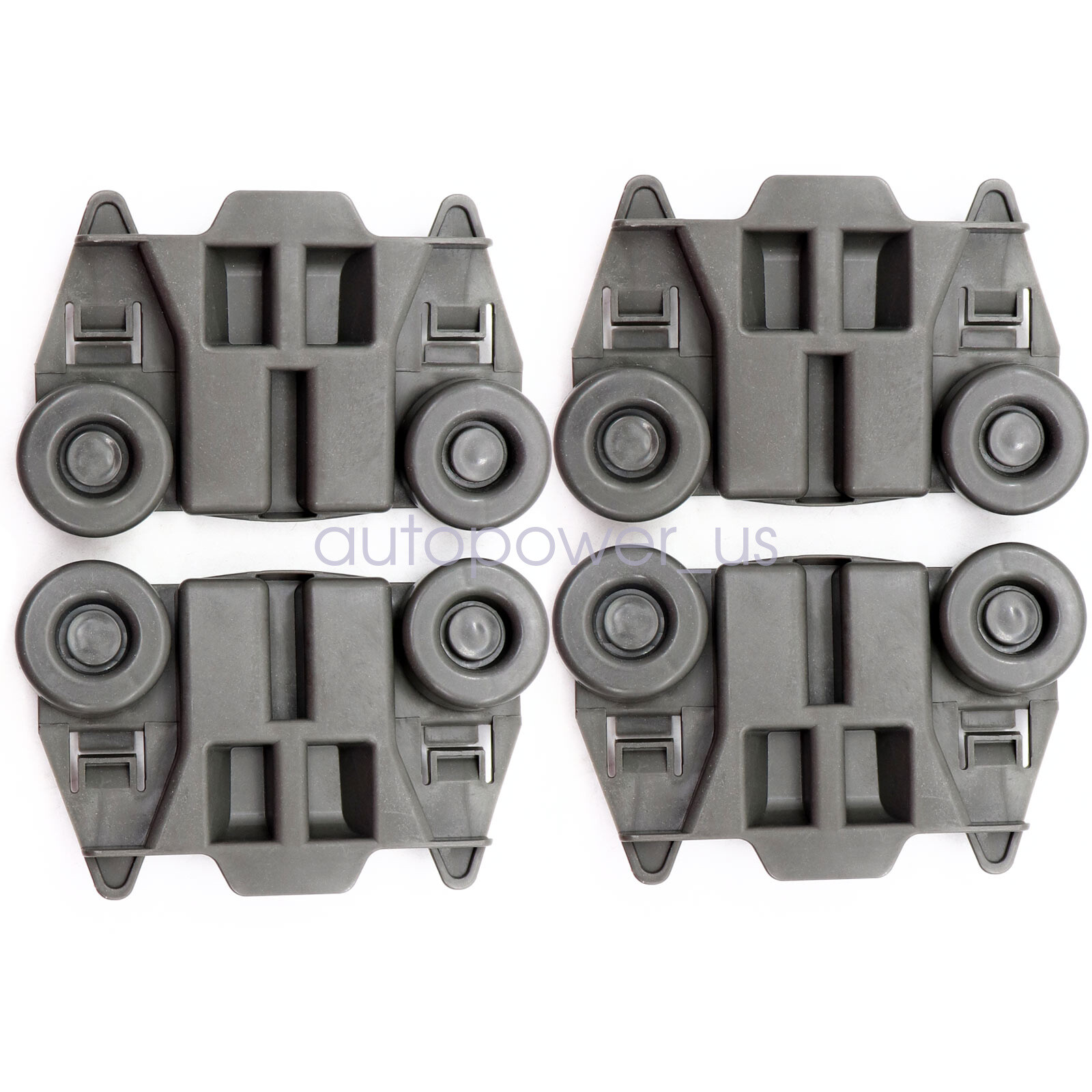 4Pcs W10195416V Dishwasher Wheels W10195416 Lower Rack Kit For ...