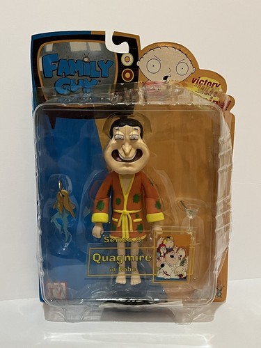 Family Guy Mezco Quagmire in Robe (Orange Robe) Series 8 Action Figure ...