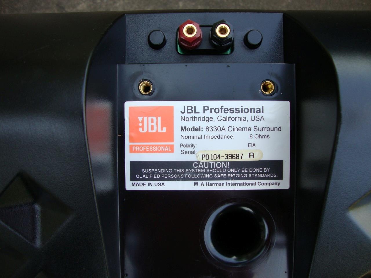 Nice JBL 8330A Professional Cinema Home theater Speakers - w/ FREE ...