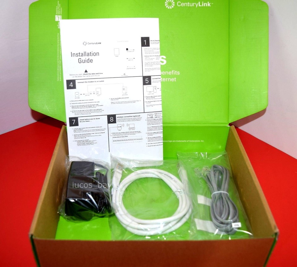 CenturyLink Technicolor C1100T DSL VDSL2 Modem 802.11n WiFi Wireless ...