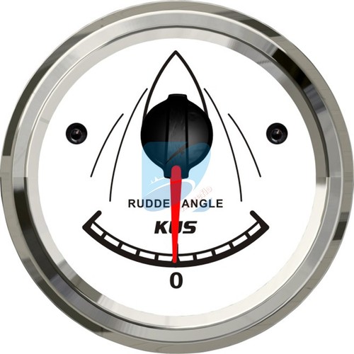 KUS Boat Rudder Angle Indicator Position Gauge 12/24V 52mm Match ...